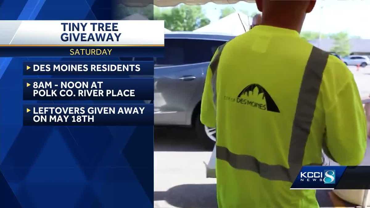 Des Moines Tiny Trees Giveaway Returns In May