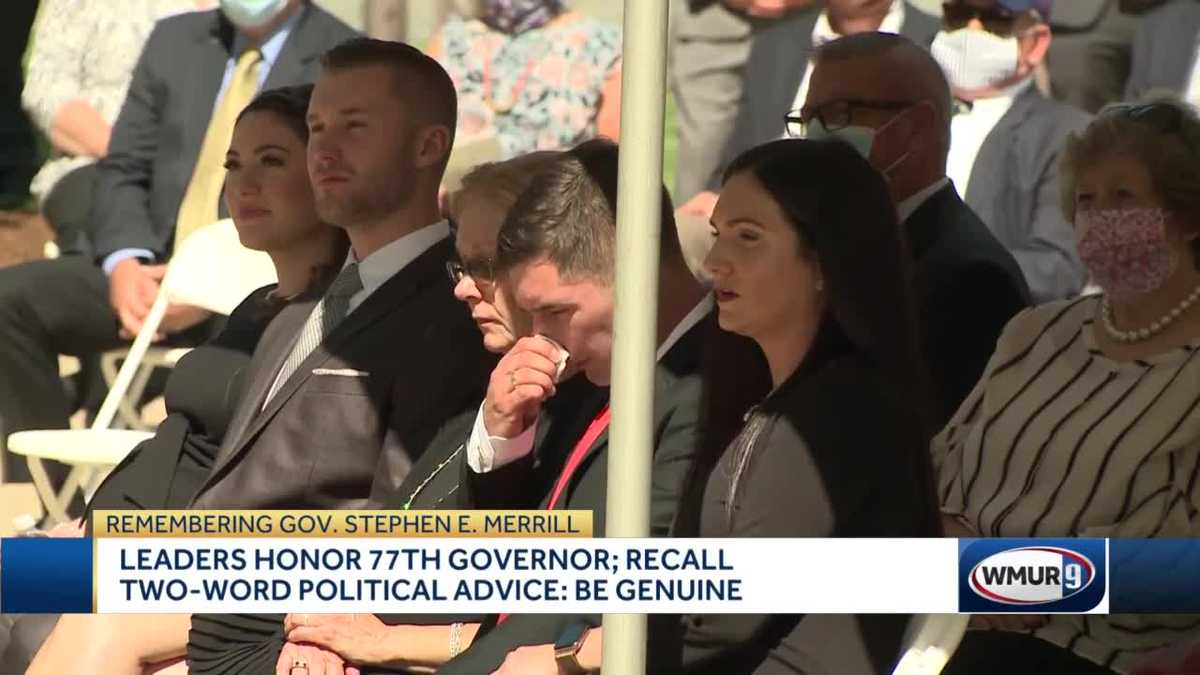 Former Gov. Merrill honored in memorial service