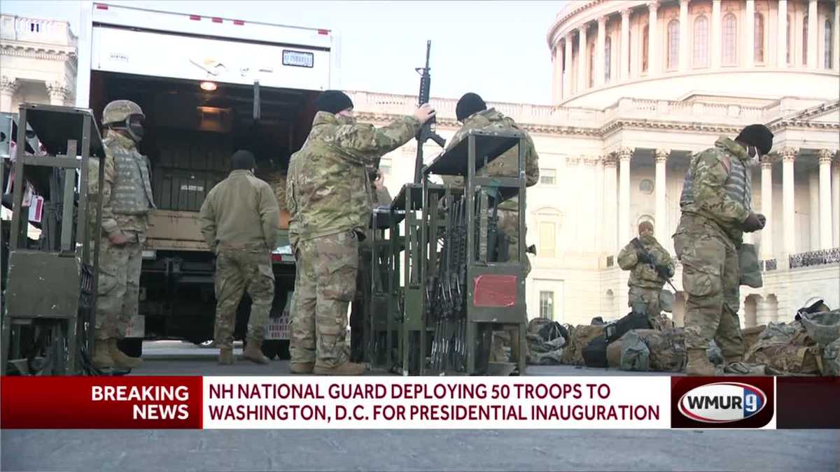 New Hampshire National Guard troops to assist with inaugural security