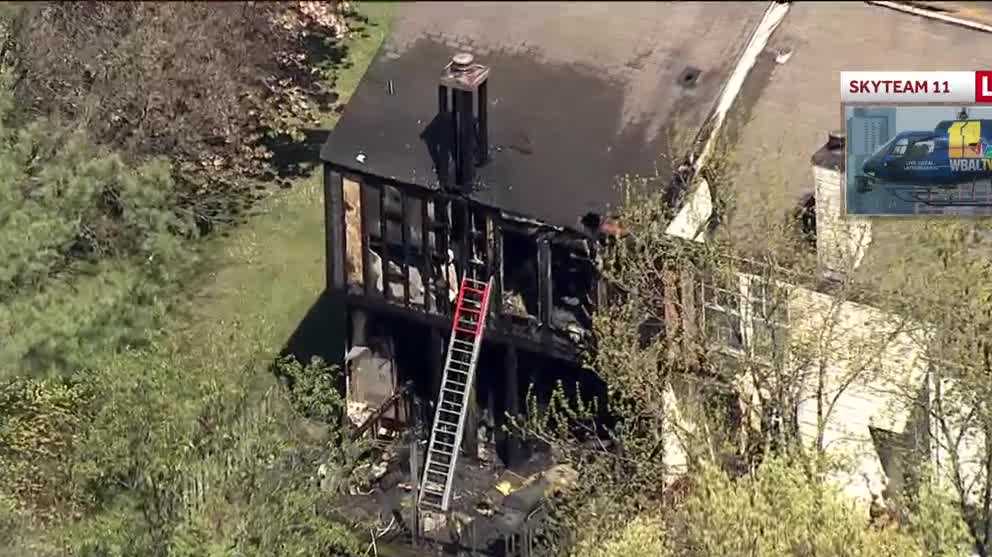 Fire engulfs Belcamp townhouse