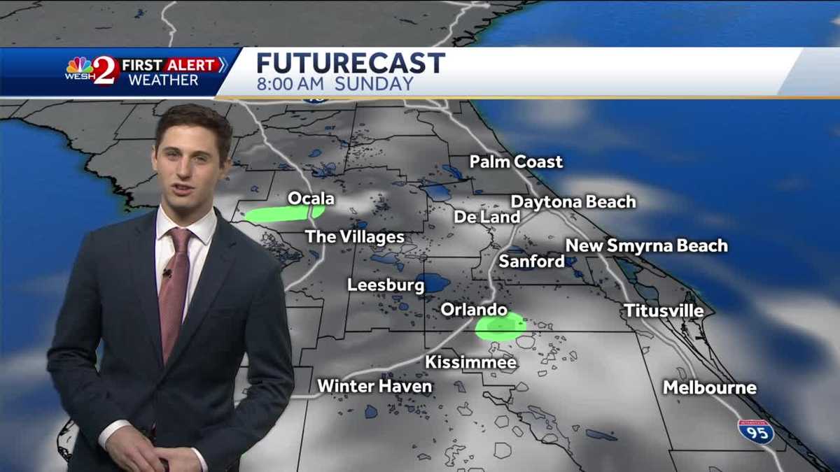 Sunny Sunday morning forecast