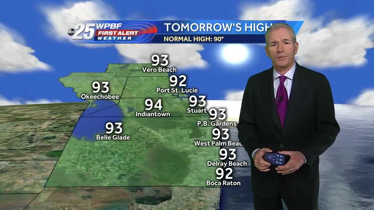 Mike has an update on the hot weather