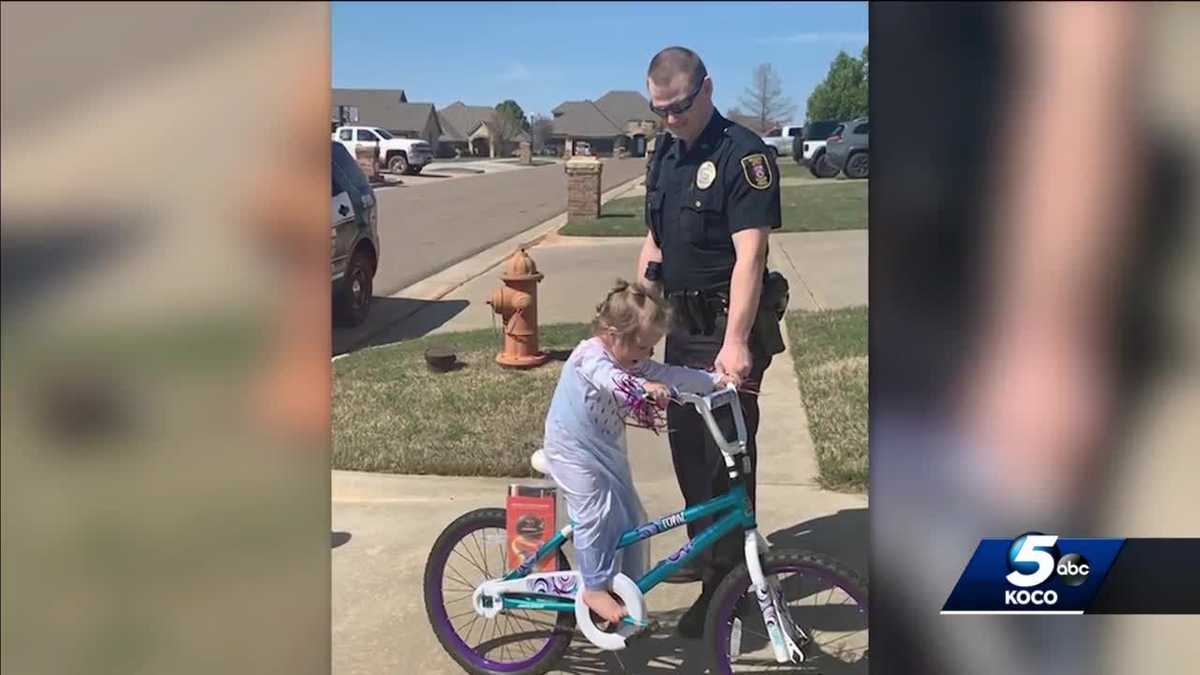'They went above and beyond': Moore police officers help celebrate girl ...