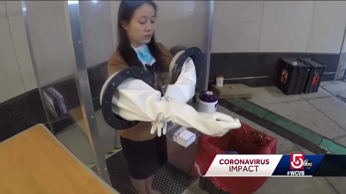 Innovative booth protects health care workers during COVID-19 testing