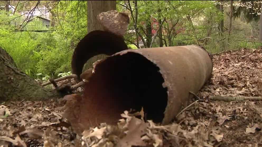 DEP venting abandoned well on Ross Township property