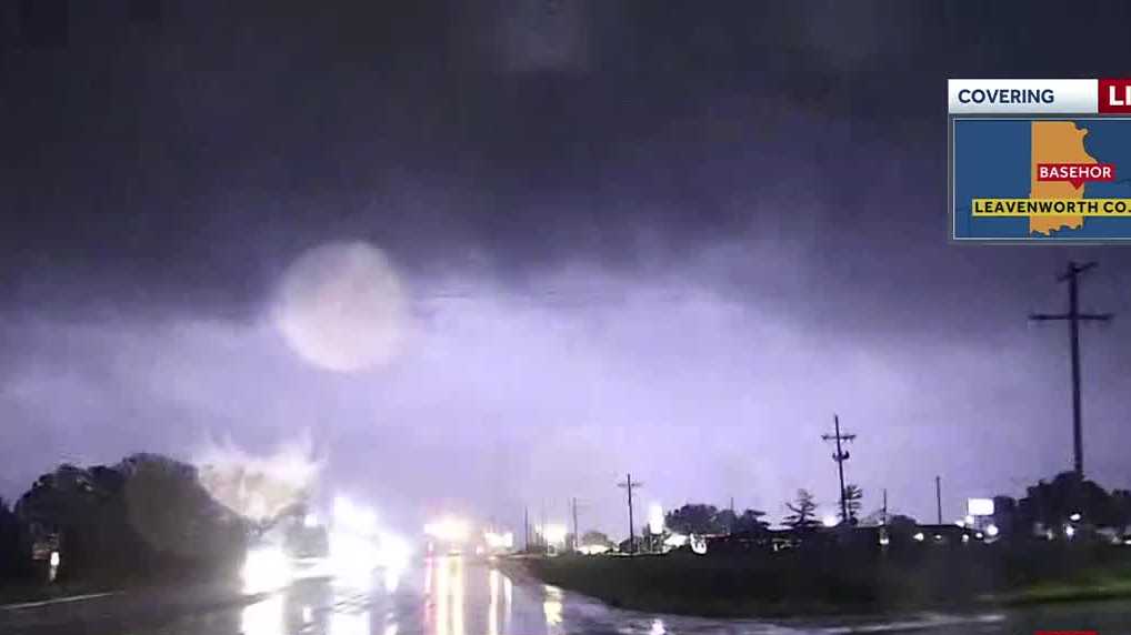 Kansas City weather radar Monday severe thunderstorm