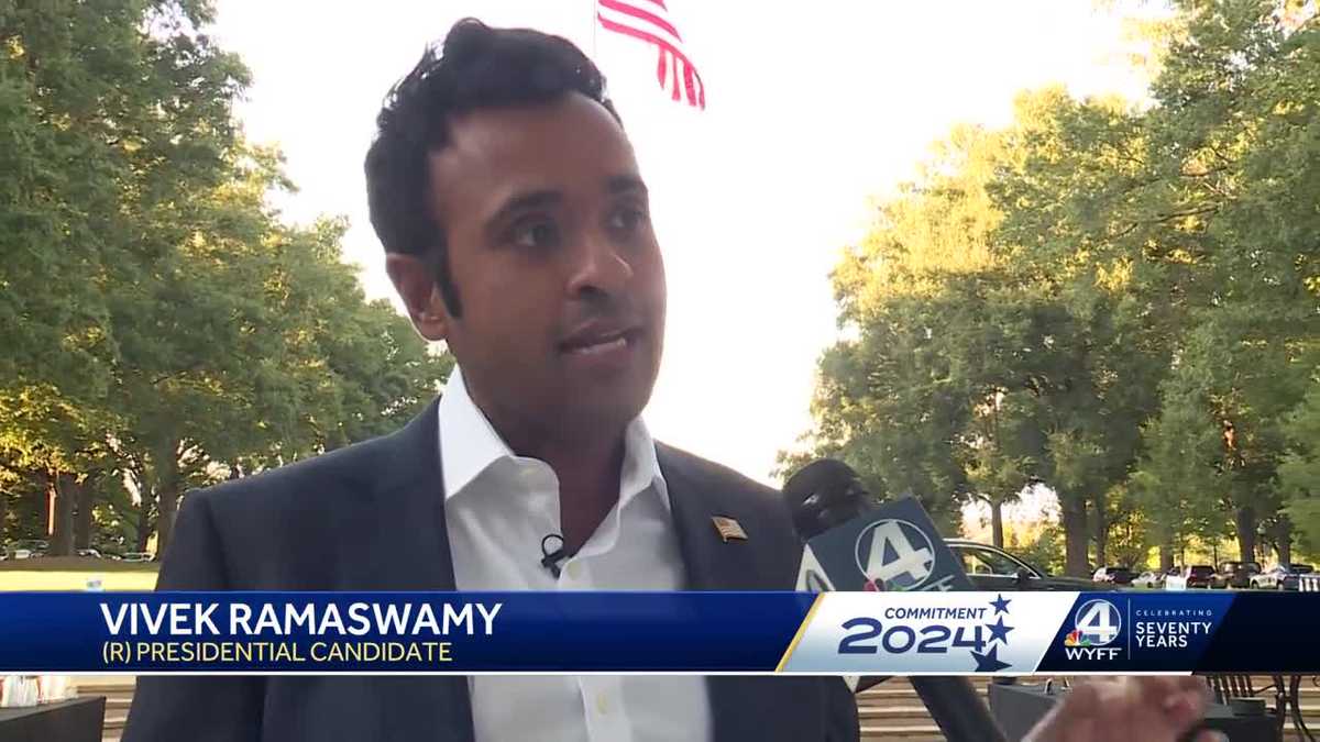 Vivek Ramaswamy adds name on SC ballot and talks foreign policy