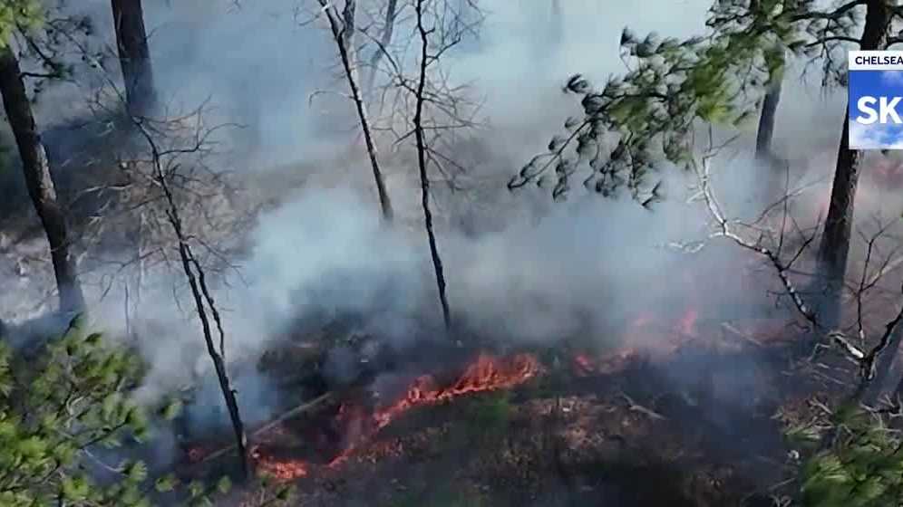 Alabama wildfire sends heavy smoke over Hwy. 280 and Chelsea High School