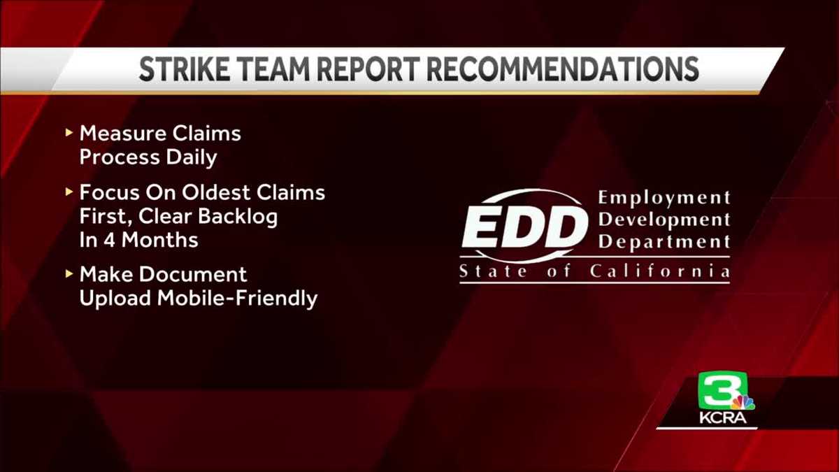 CA strike team releases report on unemployment claims