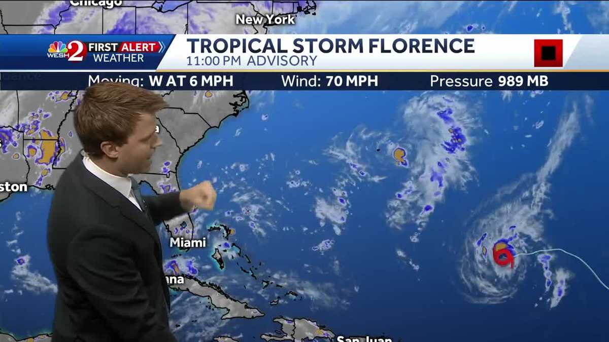 Florence, Isaac and Helene on the move in the tropics