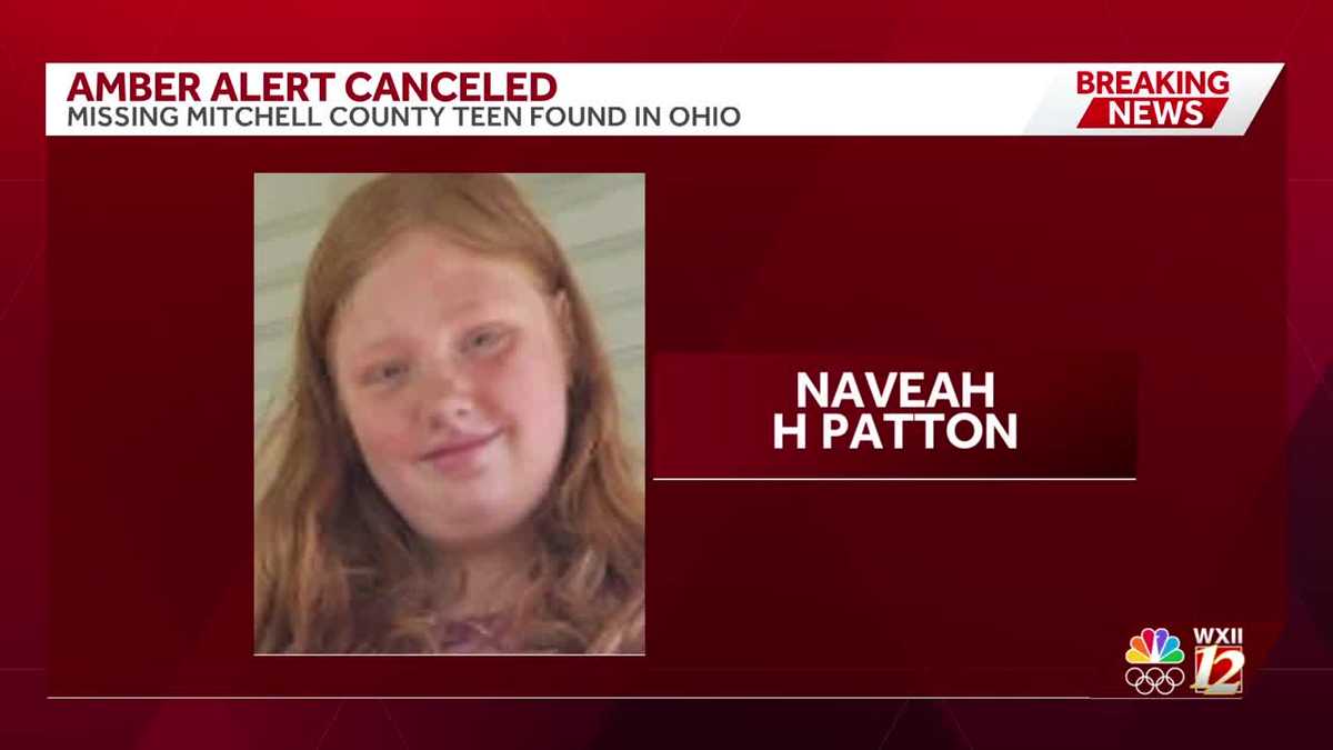 Amber Alert canceled: Missing Mitchell County teen found in Ohio