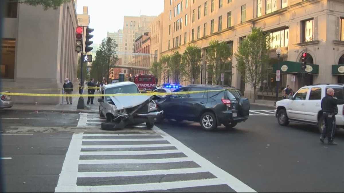 2 seriously injured in Back Bay crash