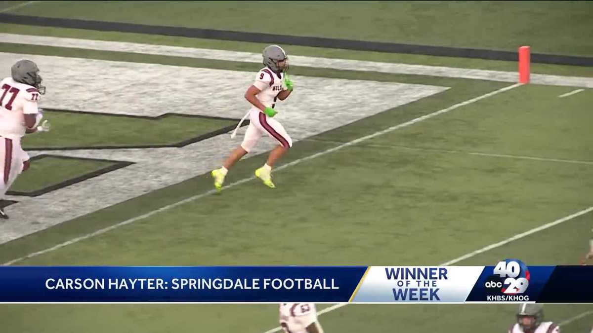 Winner of the Week: Carson Hayter