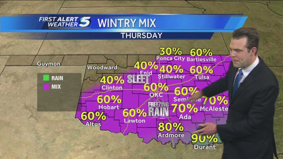 Forecast: Wintry mix expected Thursday and Friday