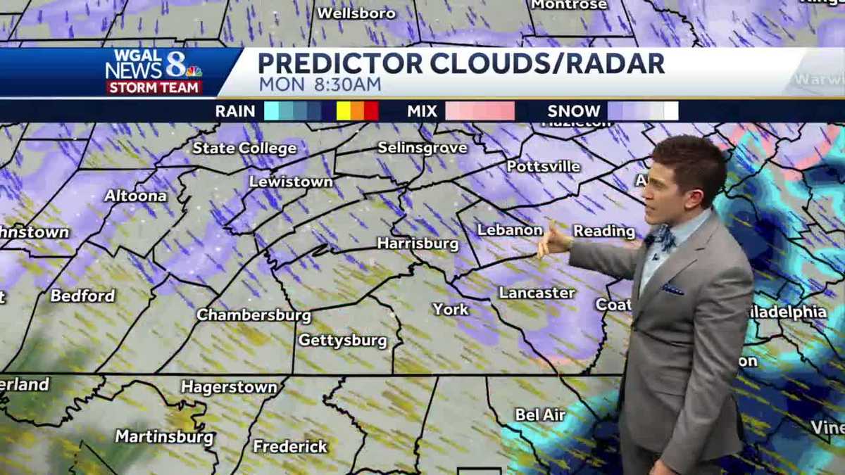 Storm system brings rain and snow to the area