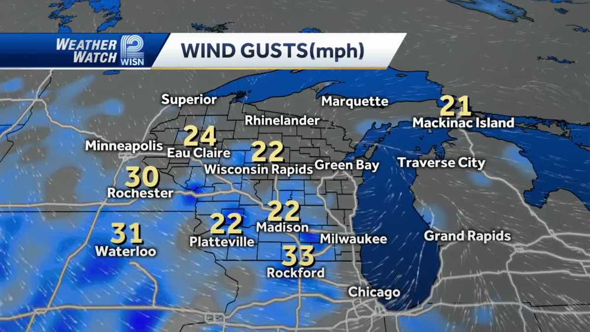 Videocast: Gusty winds will move in overnight