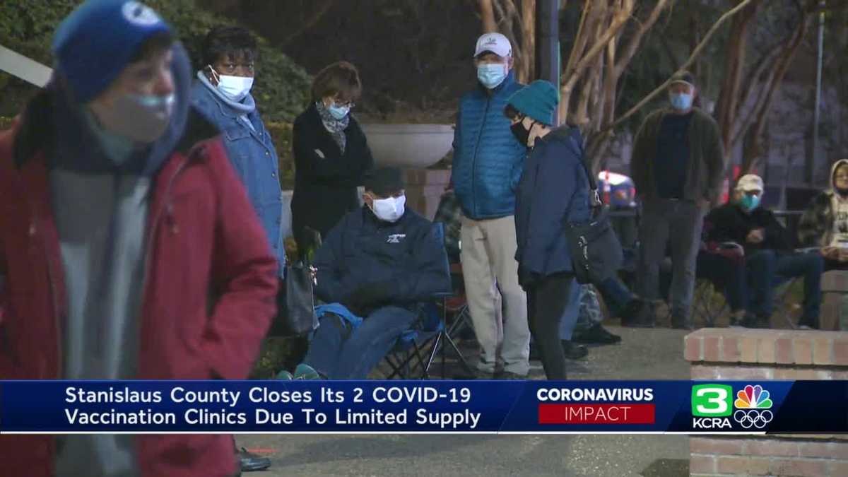 COVID vaccine clinics in Stanislaus County closed until further notice