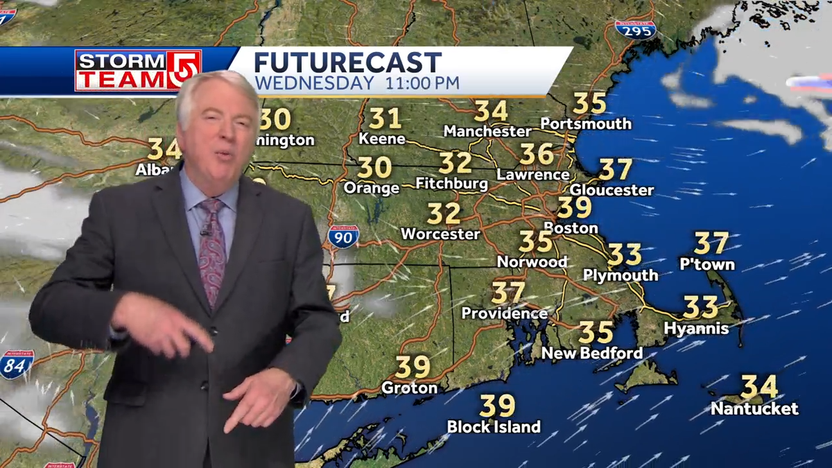 Video: Clear, chilly Wednesday evening