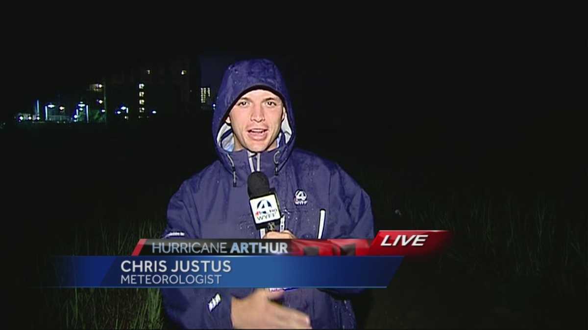 WYFF Meteorologist Chris Justus: Hurricane Arthur felt in Myrtle Beach