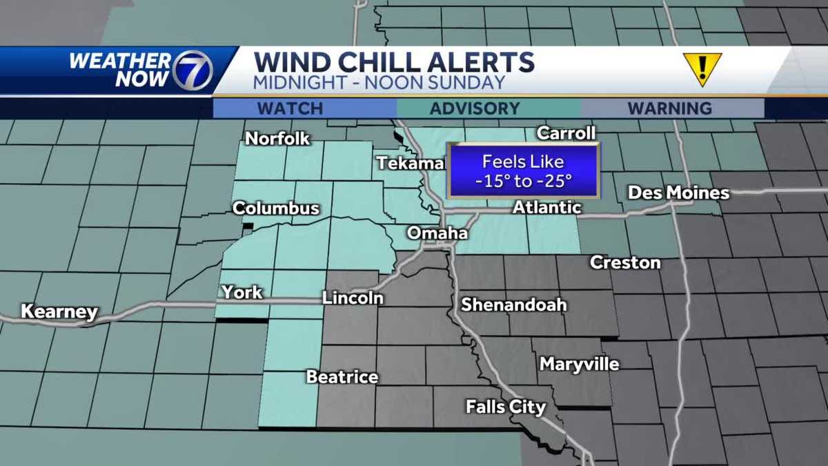 Omaha forecast: Weekend snow chances, dangerous cold