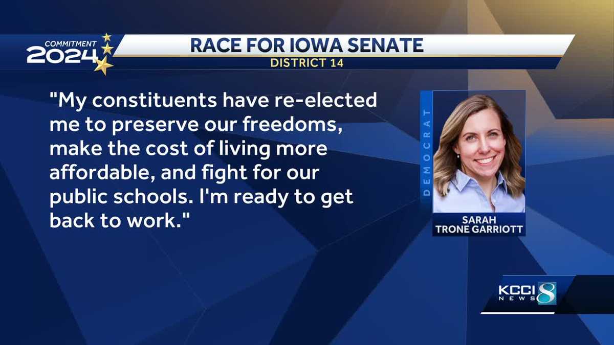 Iowa elections: Recount confirms Democrat Sarah Trone Garriott's win in ...