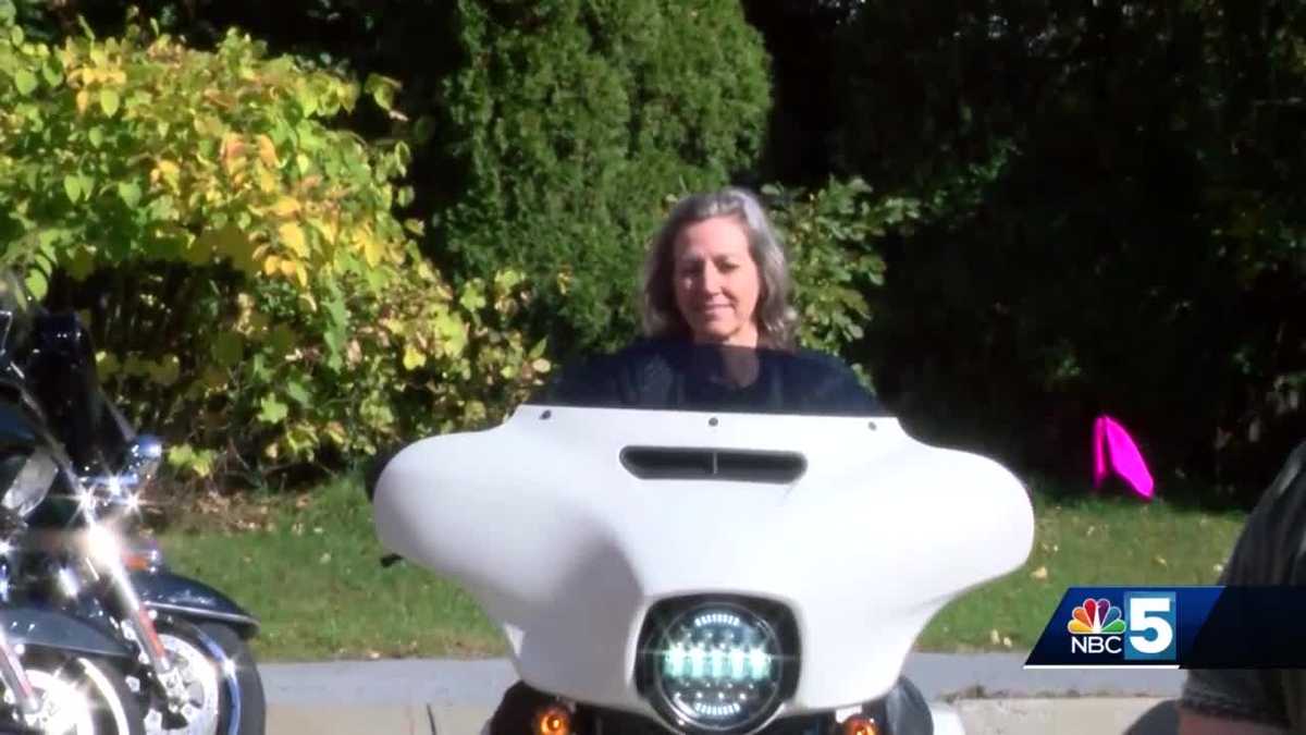 Motorcyclists ride for breast cancer awareness