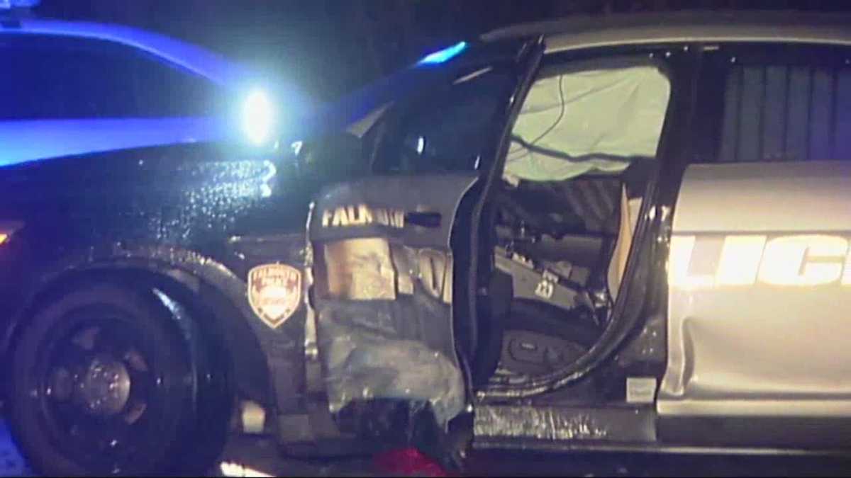 Police cruiser, second vehicle involved in Falmouth crash