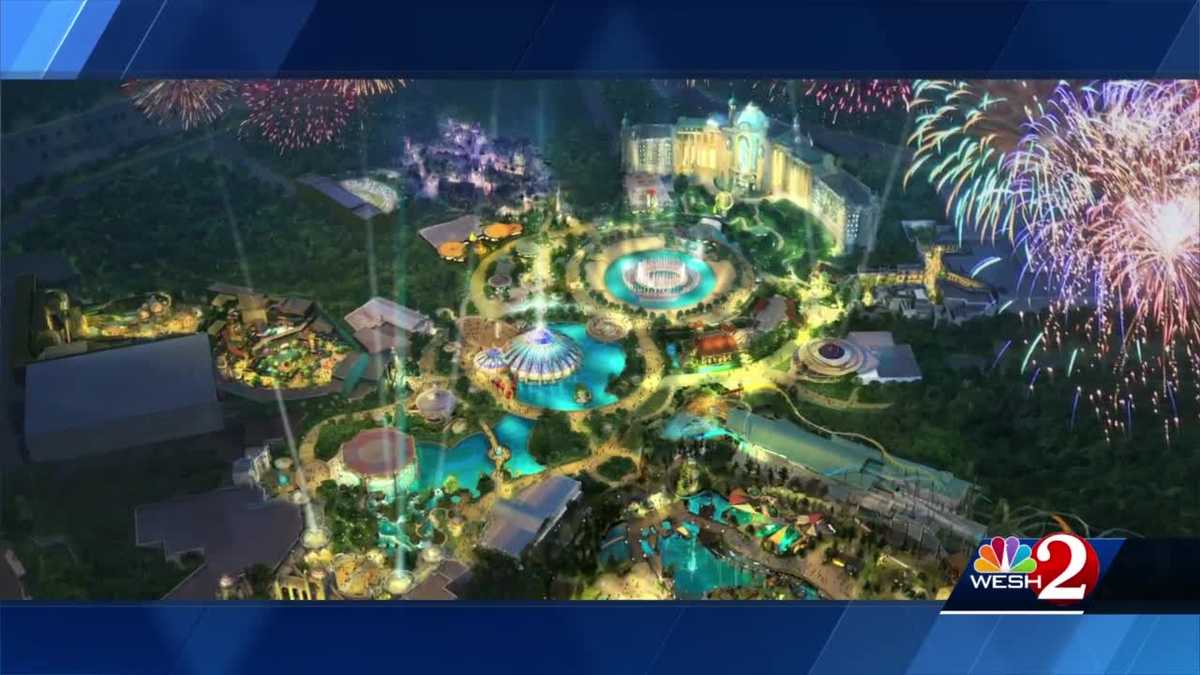 How do Tangelo Park residents feel about a new theme park nearby?