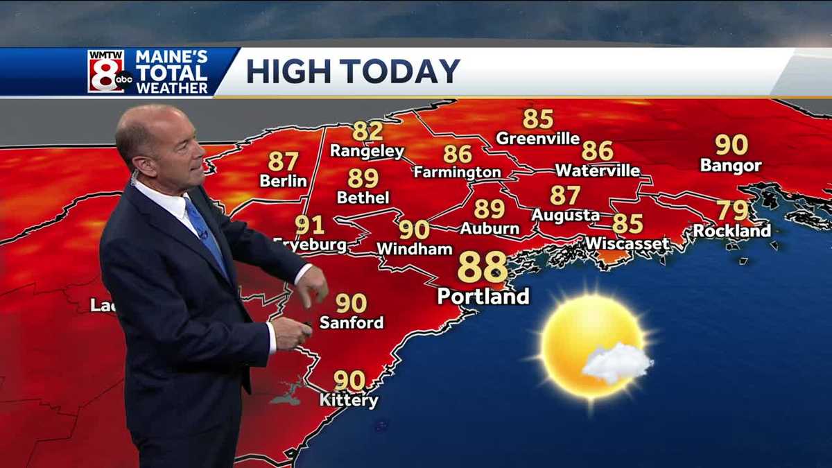 The days of hot and muggy weather are coming to an end soon