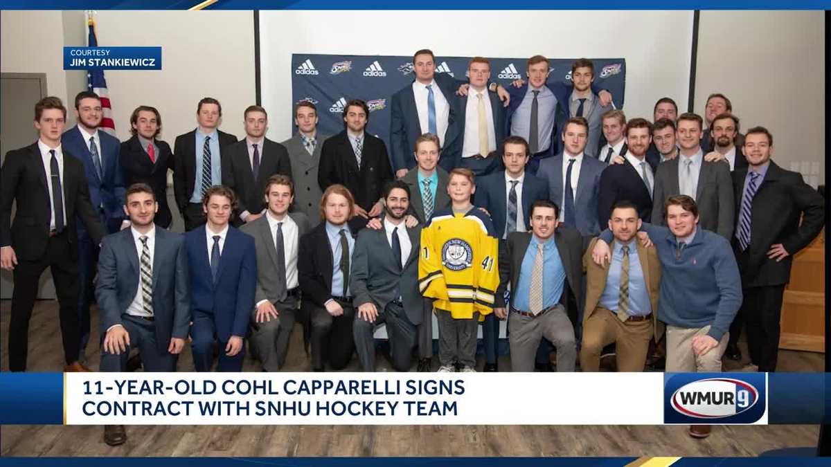 SNHU men's hockey signs local boy through Team IMPACT