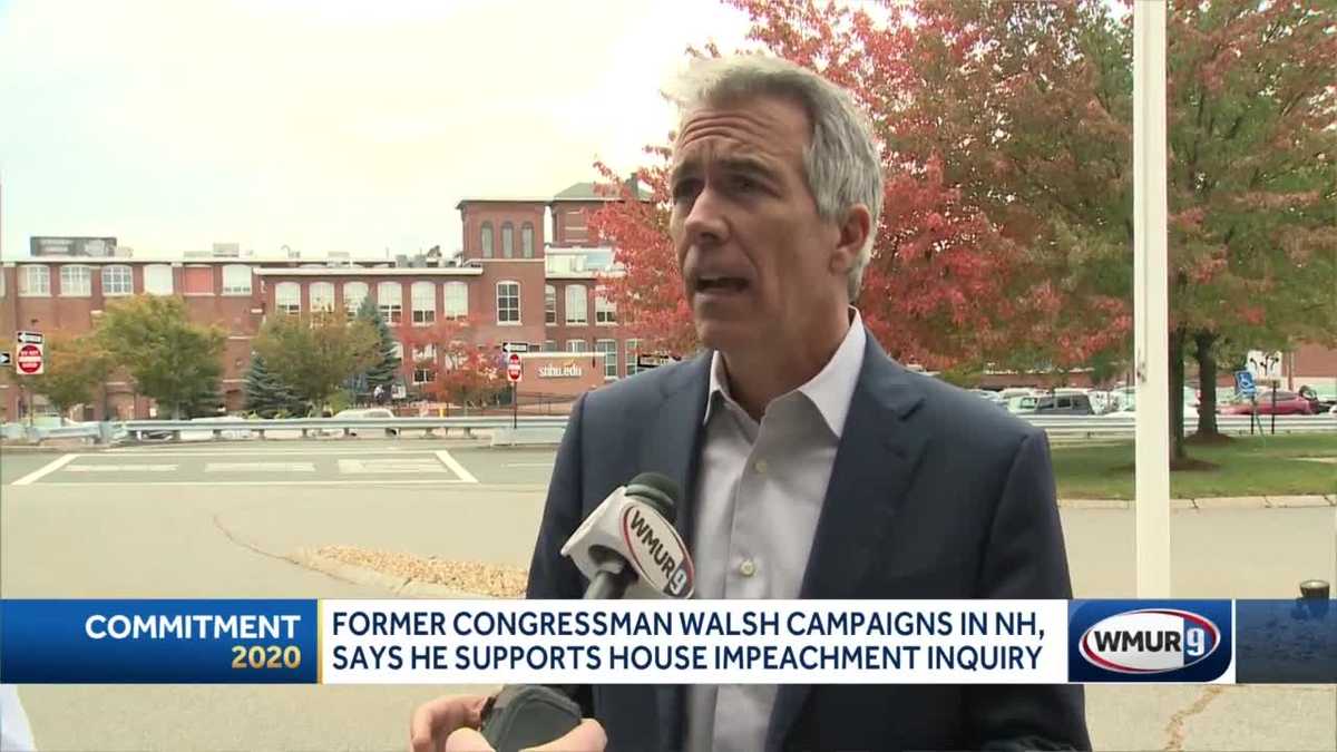 Republican Joe Walsh campaigns in NH, says he supports impeachment inquiry