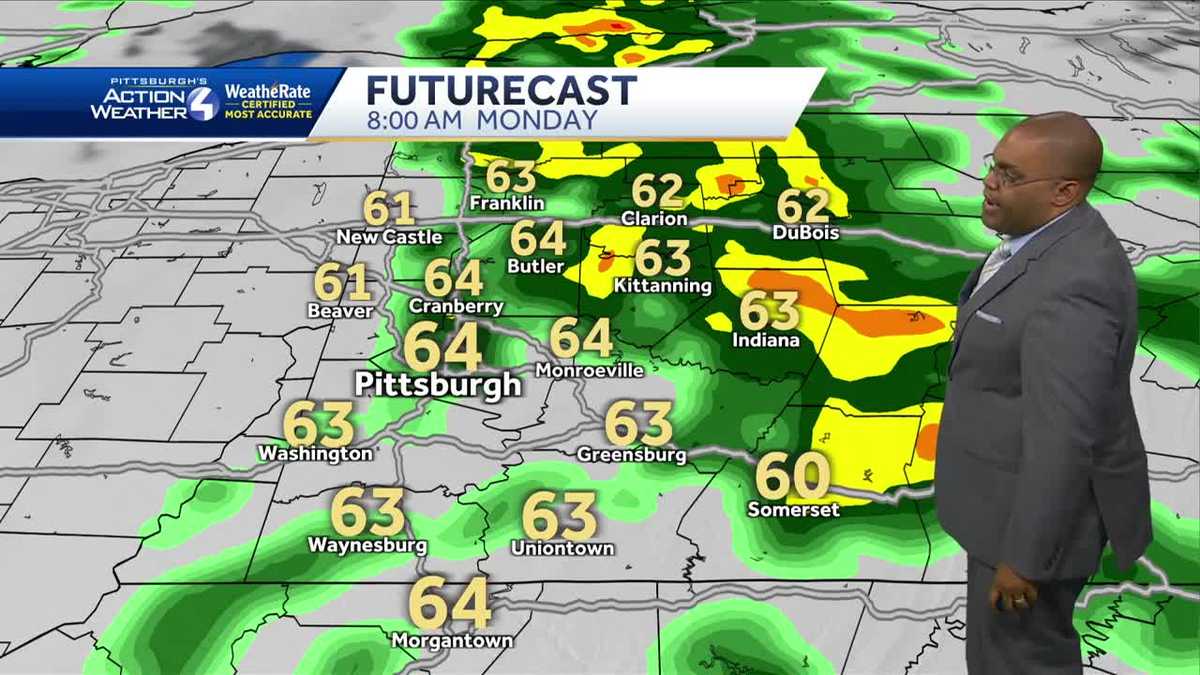 Impact Day Monday: Rain showers for the morning commute