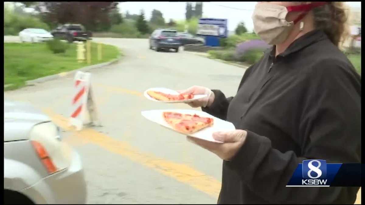 Corralitos students attend social distancing pizza party