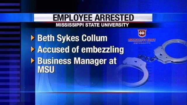 MSU Embezzlement Arrest