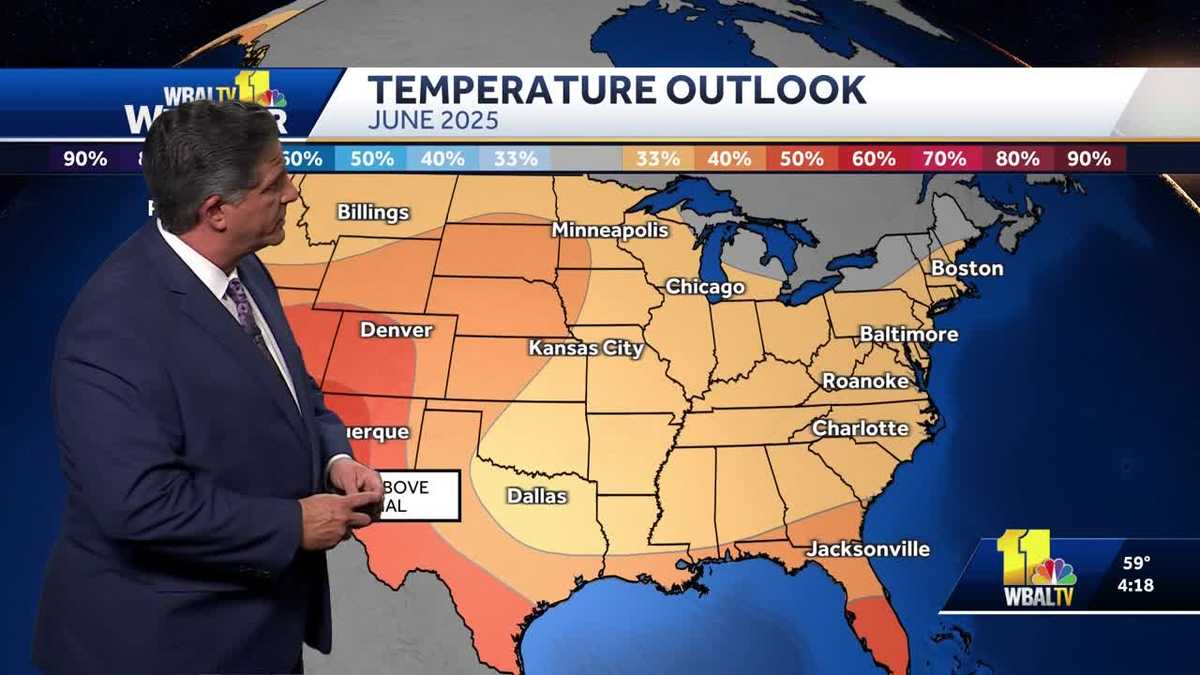 Weather Talk: Temperature outlook heading toward June