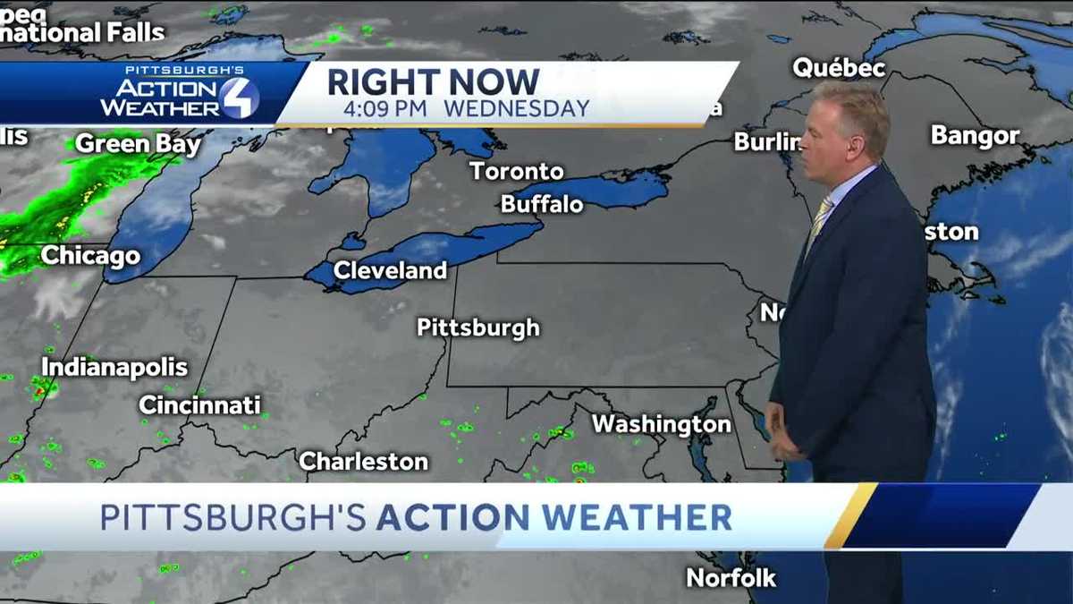 Pittsburgh's Action Weather forecast: Warm temperatures stick around ...