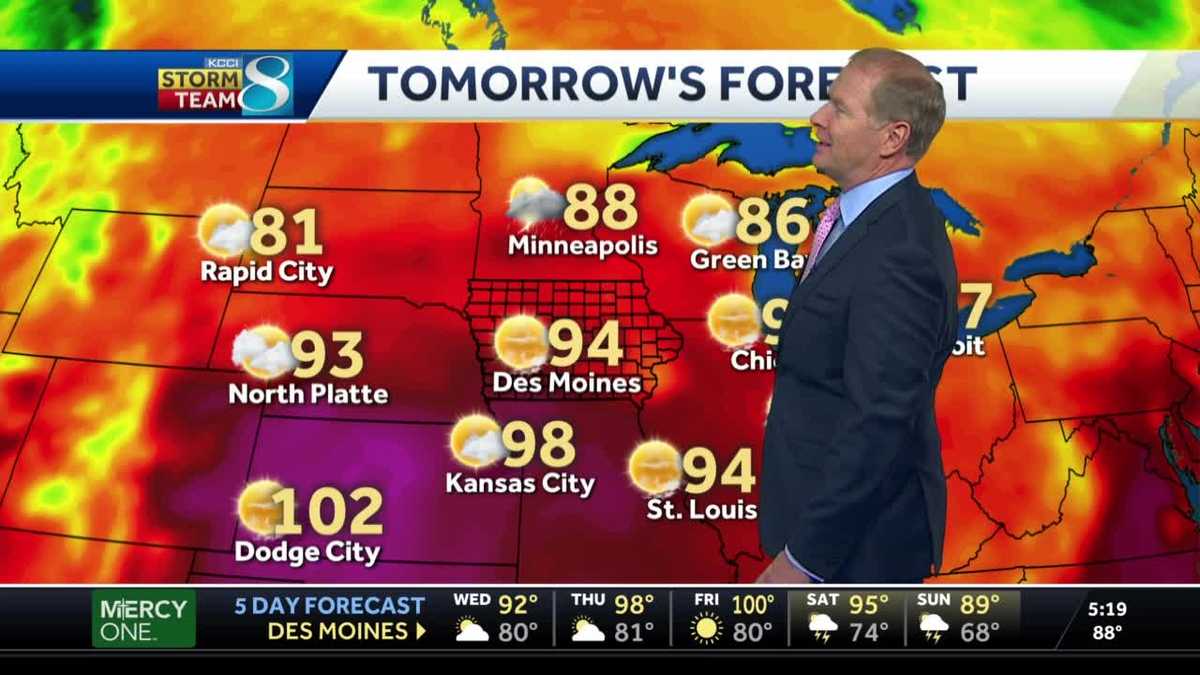 Excessive heat warnings, watches issued across central Iowa
