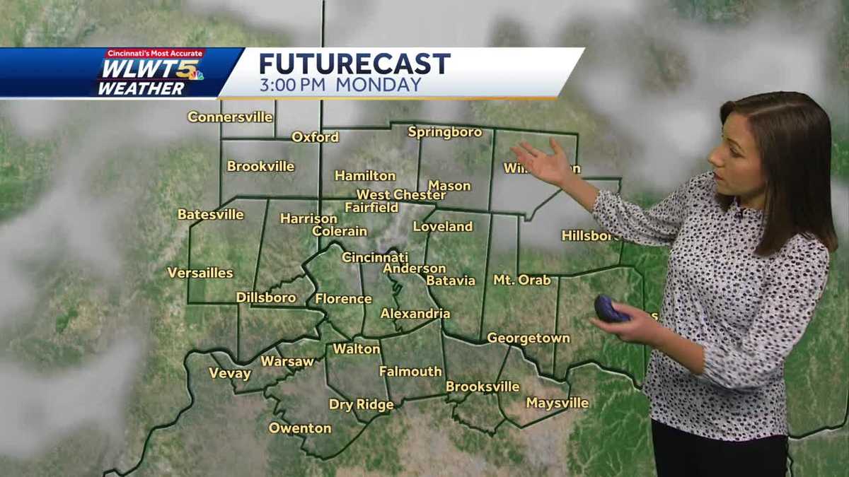 Dry and windy Monday