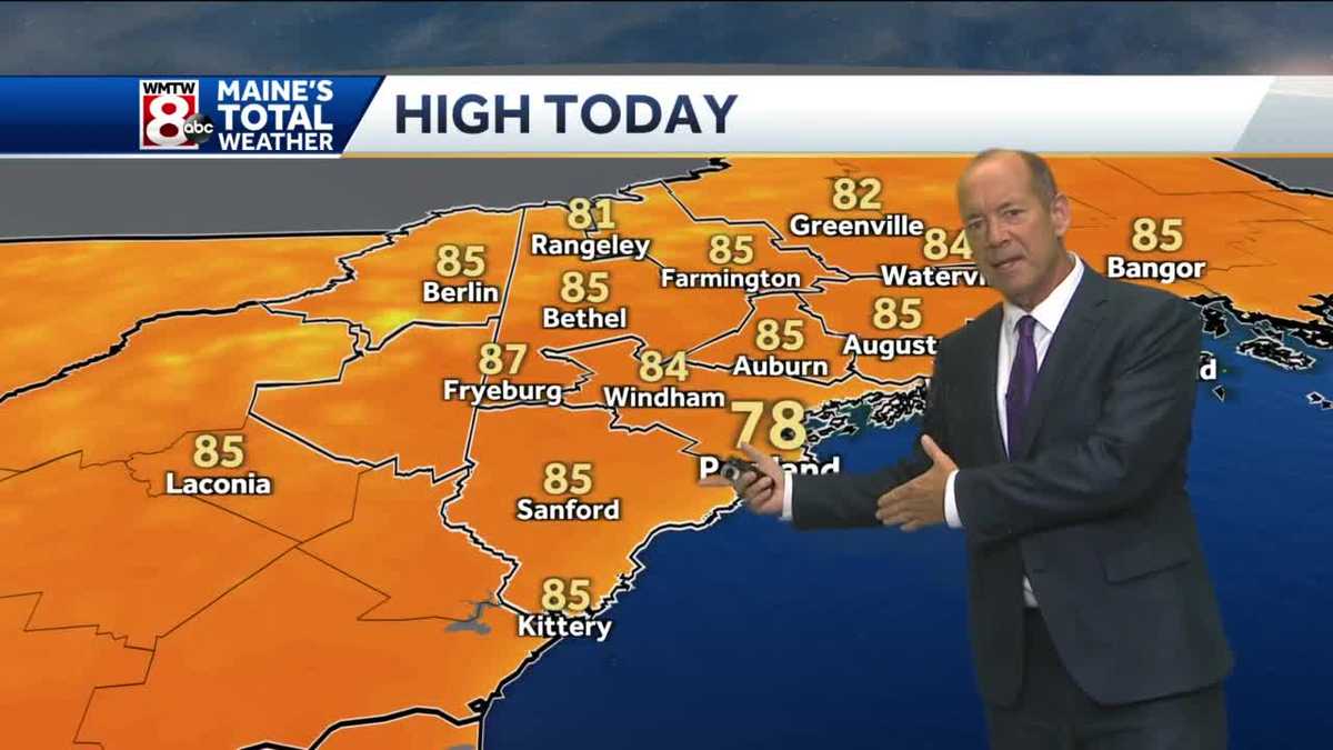 Humidity returns along with late day thundershowers