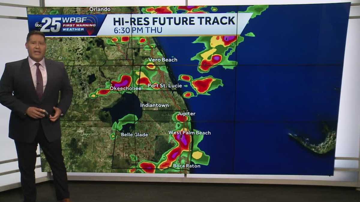 WPBF 25 News to Go- Tracking Rain