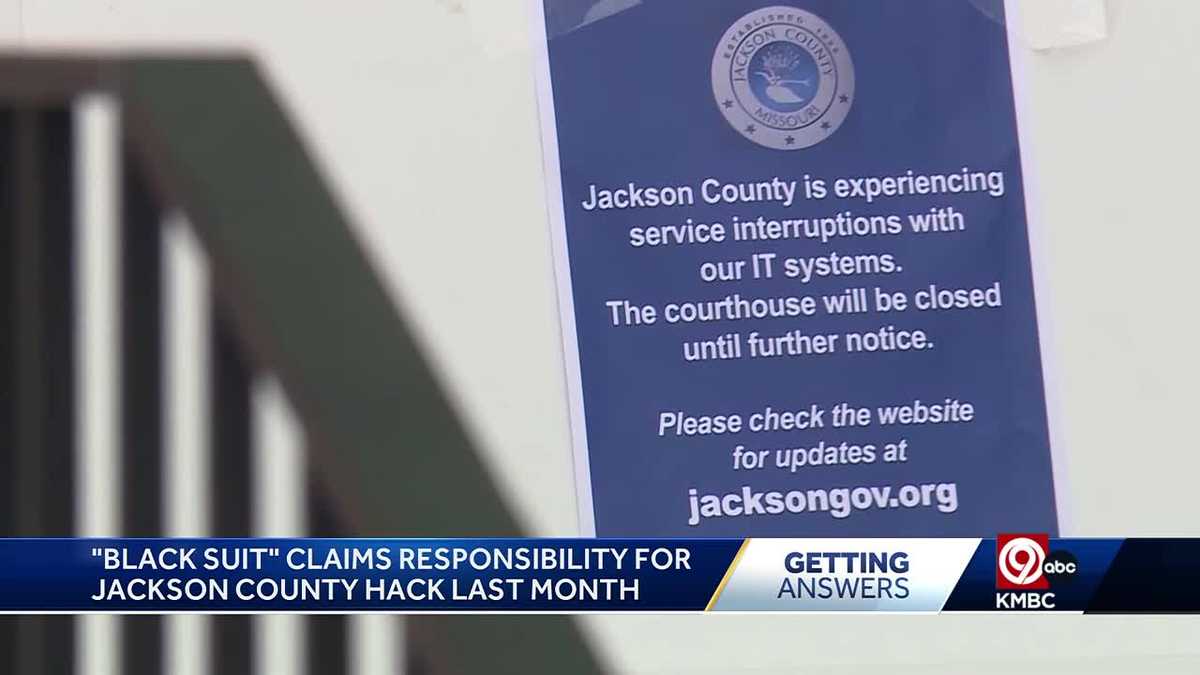 Jackson County cyber attack: Black Suit claims responsibility