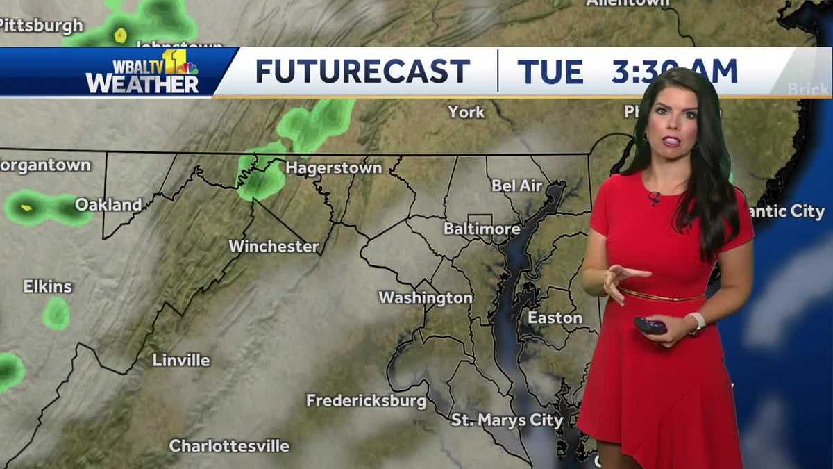 A warm afternoon leading into some Sunday showers