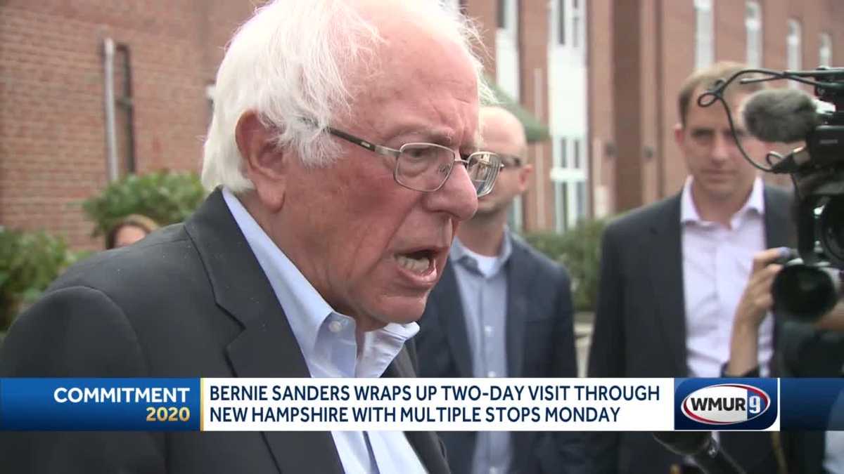 Bernie Sanders wraps up two-day visit through the Granite State