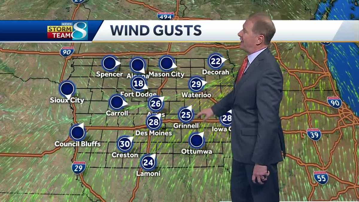 Windy weather continues Monday evening
