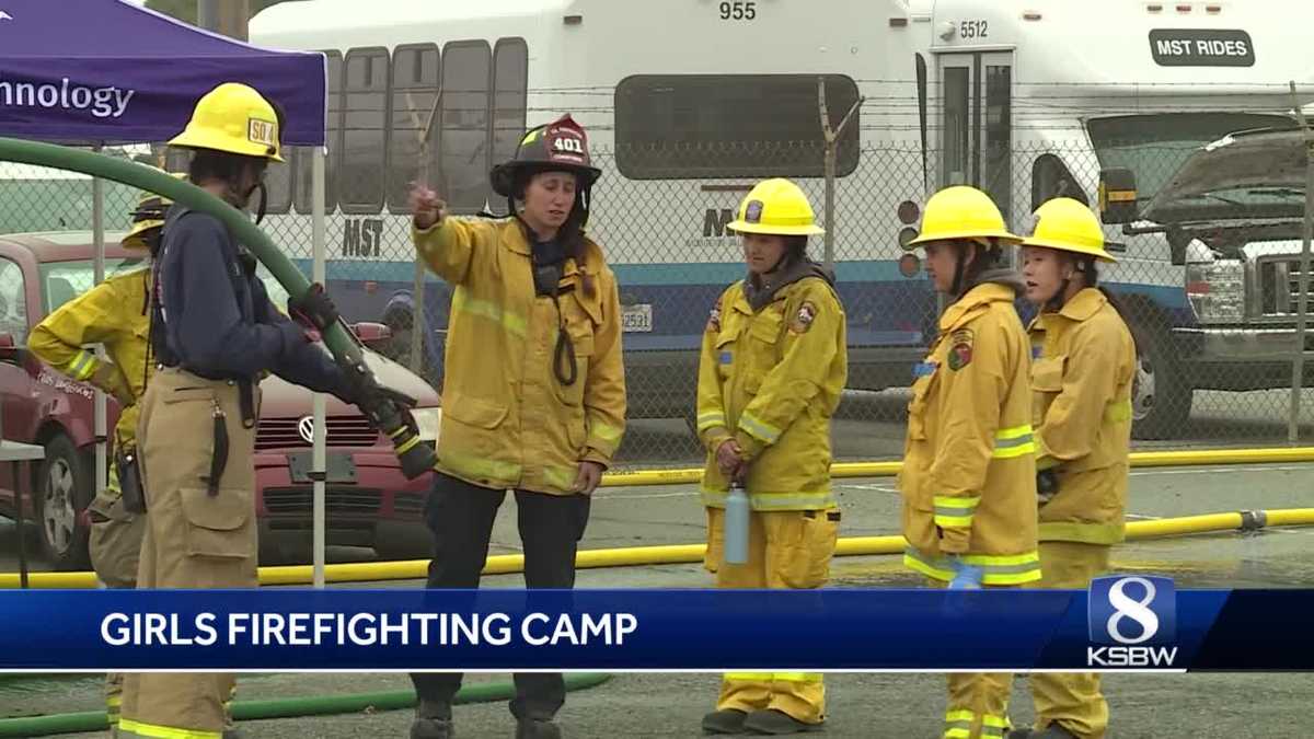 Monterey County fire agencies hold camp for teenage girls