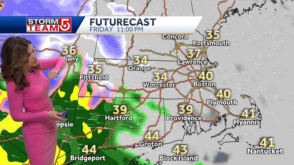 Video: Drenching rain, strong winds to start weekend