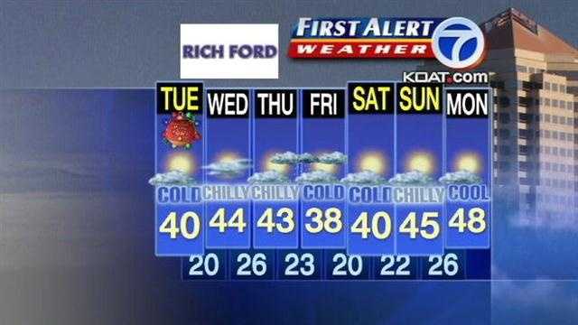 ERIC GREEN'S WEATHER FORECAST FOR DECEMBER 24TH, 2012