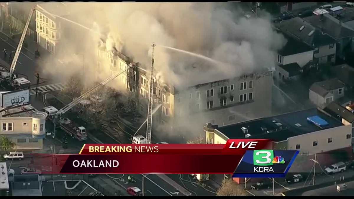 Several missing after massive Oakland structure fire