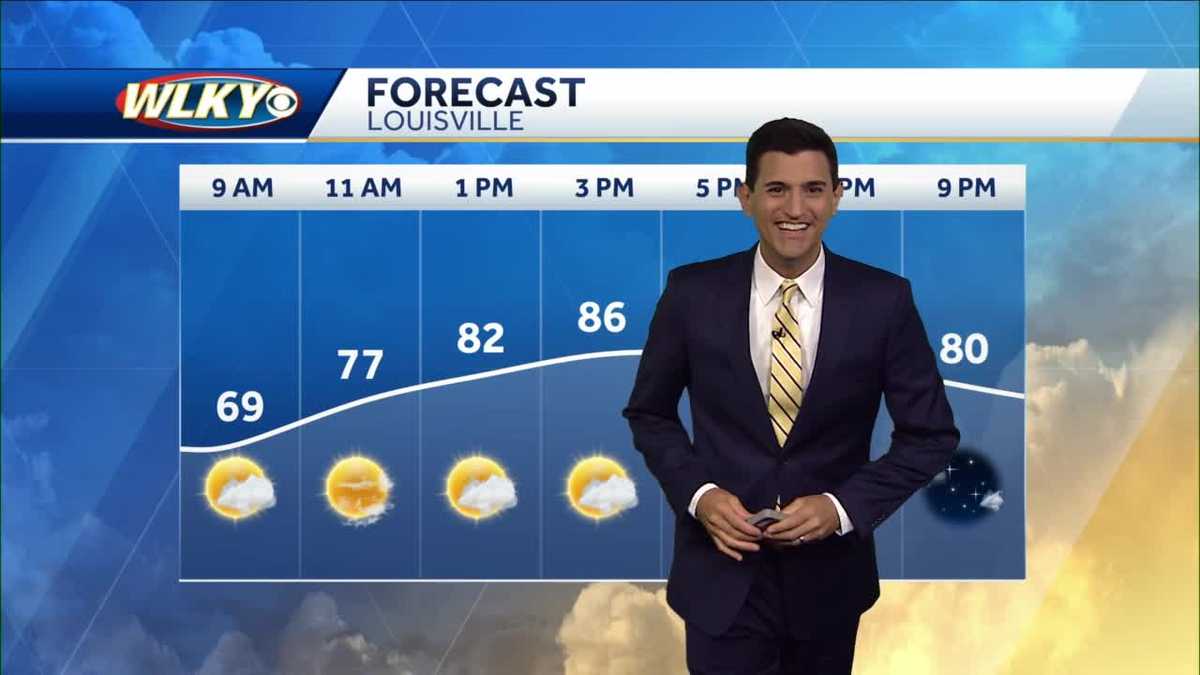 Seasonably warm and dry Tuesday