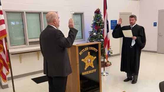 Richard Jones sworn in for 5th term as Butler County Sheriff